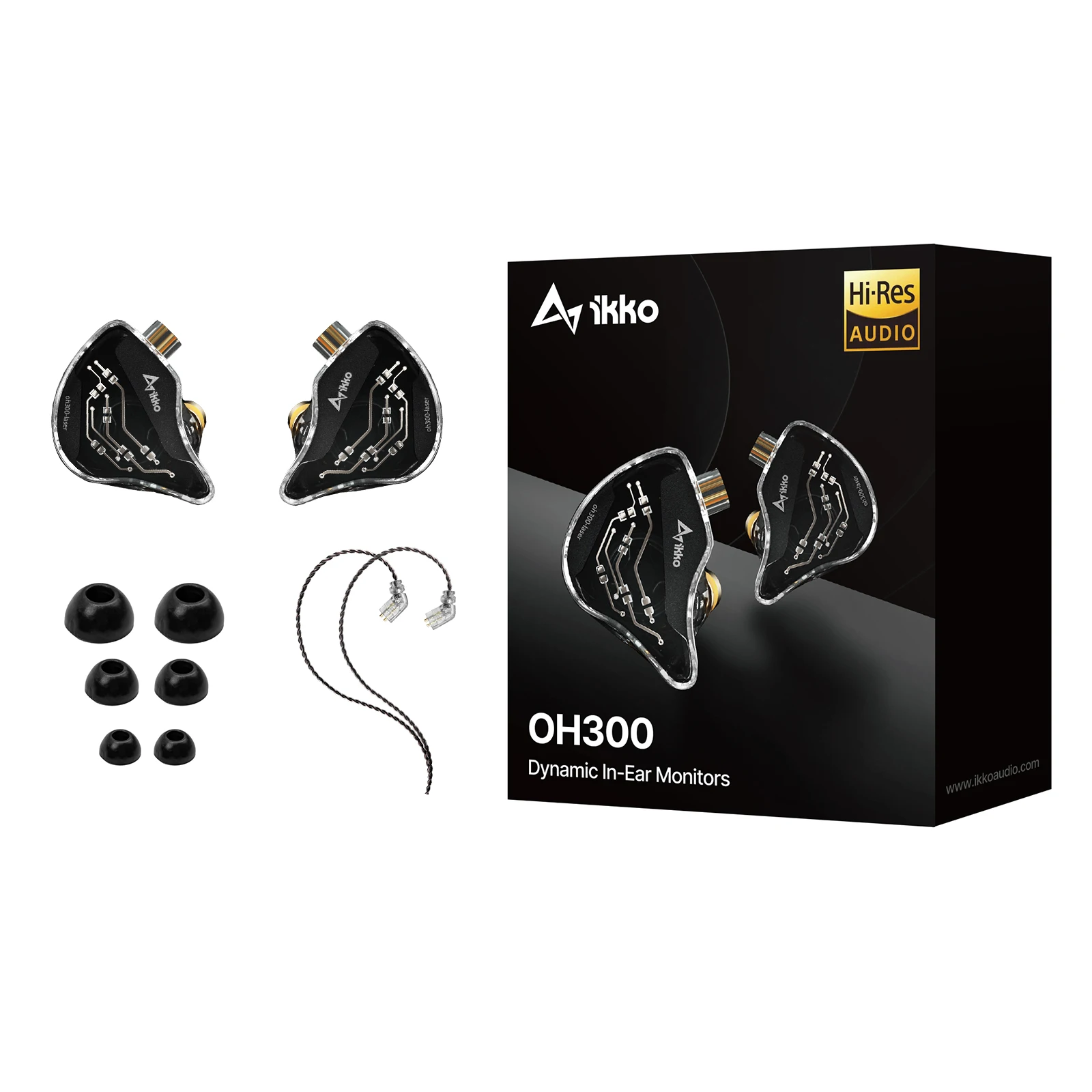 IKKO-Ohm-fone-de-ouvido-com-fio-Hifi-Headphones-vidro-fotocrom-tico ...