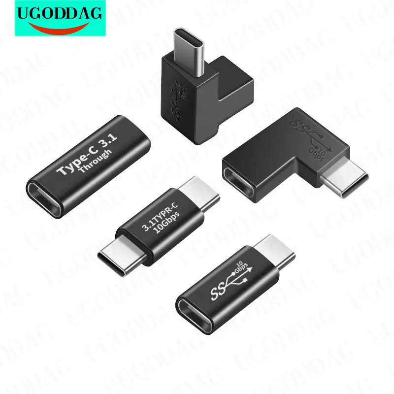 USB-Type-C-Adapter-Male-Female-Converter-Portable-USB-C-Charge-Data ...