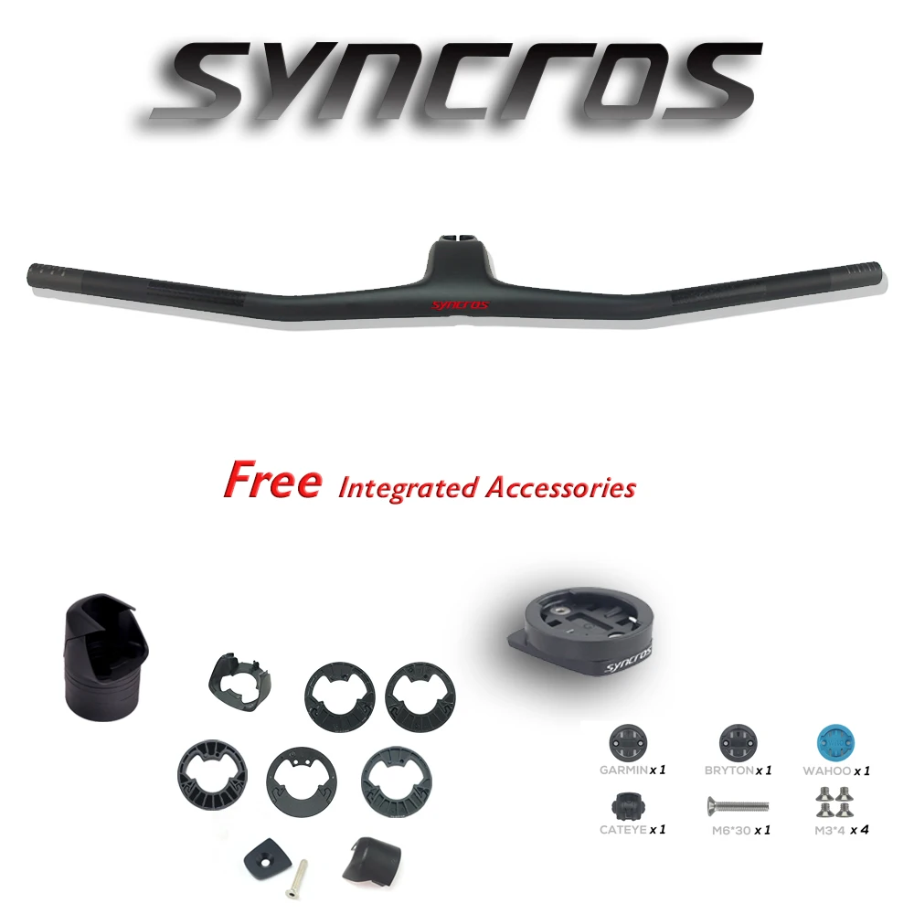 Syncros Bike Bar 20° FRASER IC SL WC MTB Carbon Integrated Handlebar 70 ...