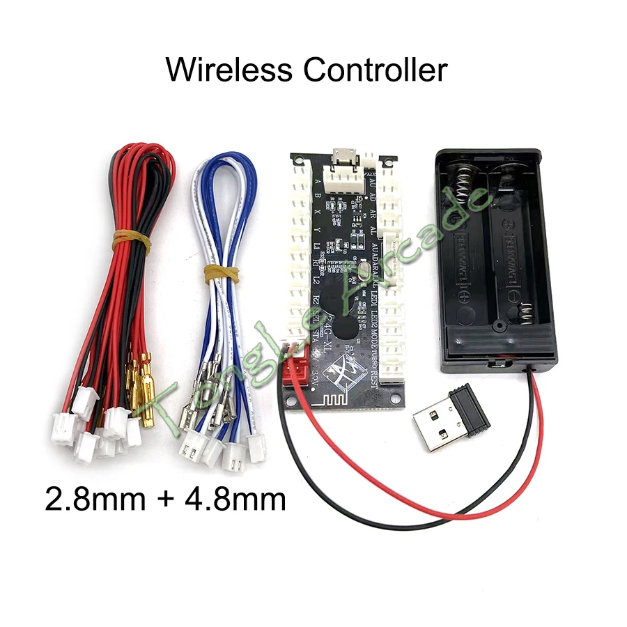 Zero-Delay-2-4G-Wireless-USB-Encoder-Arcade-Game-Controller-Board-for ...