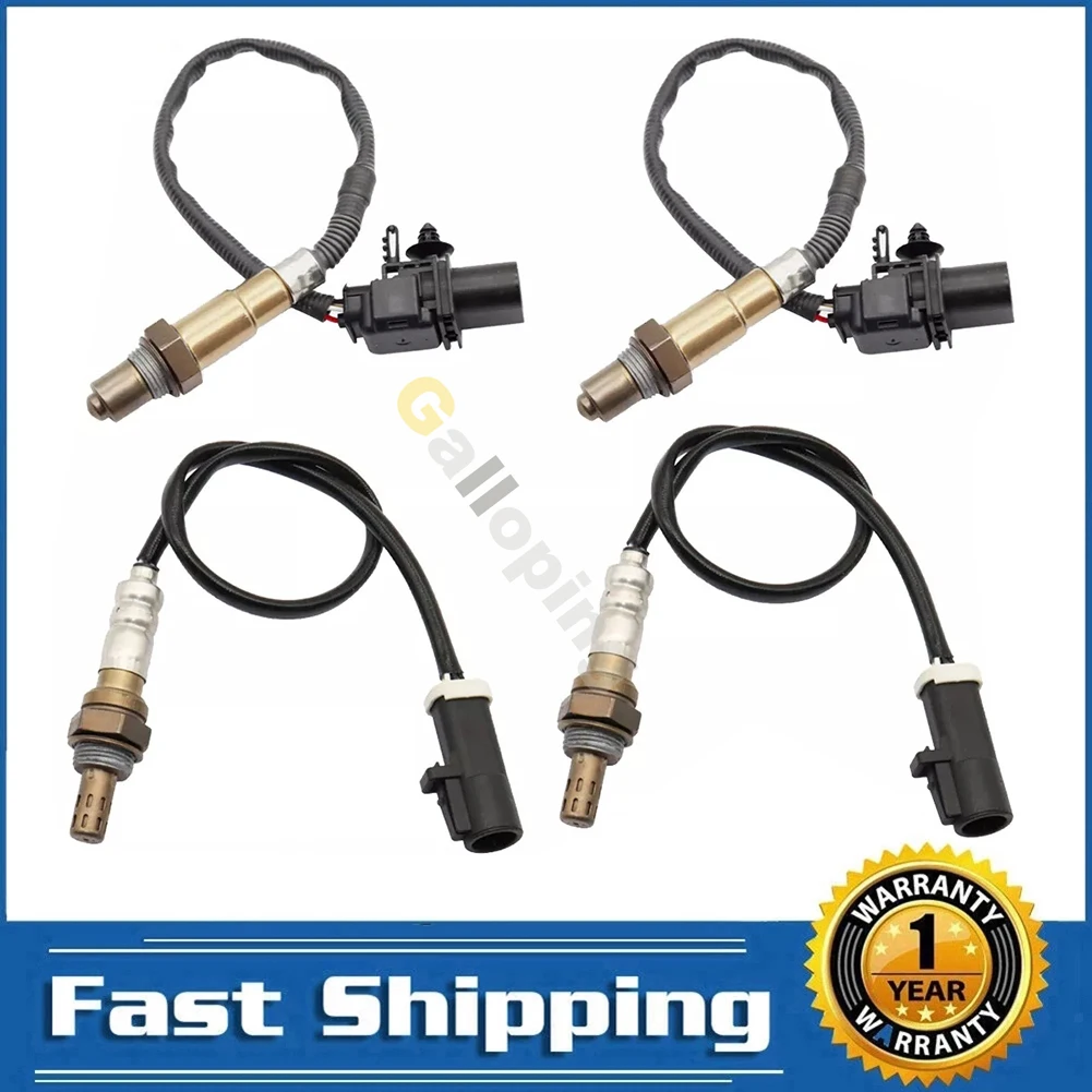 4pcs Oxygen O2 Sensor 1 2 Bank 1 2 For 2008 2009 Ford Taurus Taurus X 3 ...