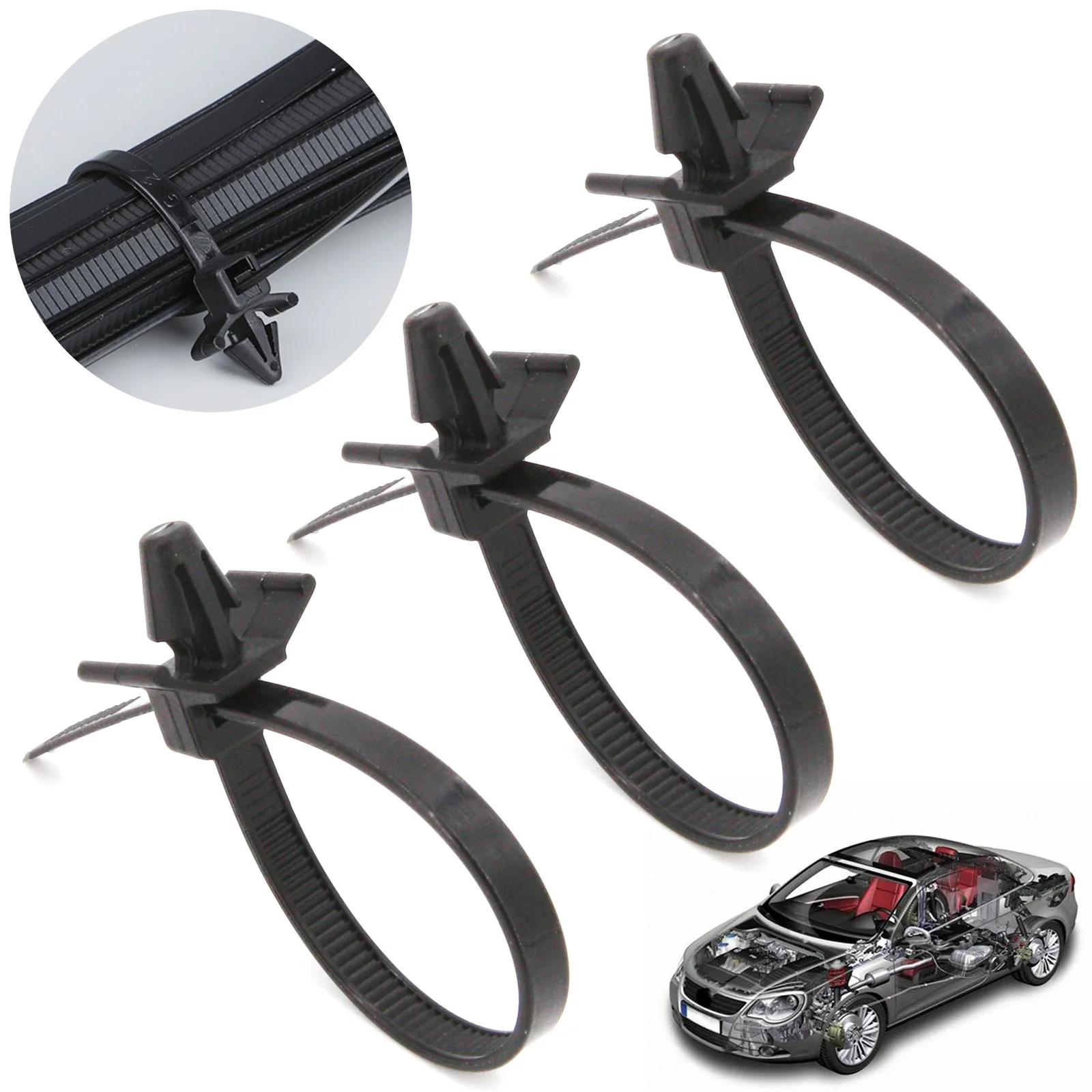 Cars-Mount-Wire-Tie-Clip-Releasable-Nylon-Tie-Wrap-Cable-Fastening ...