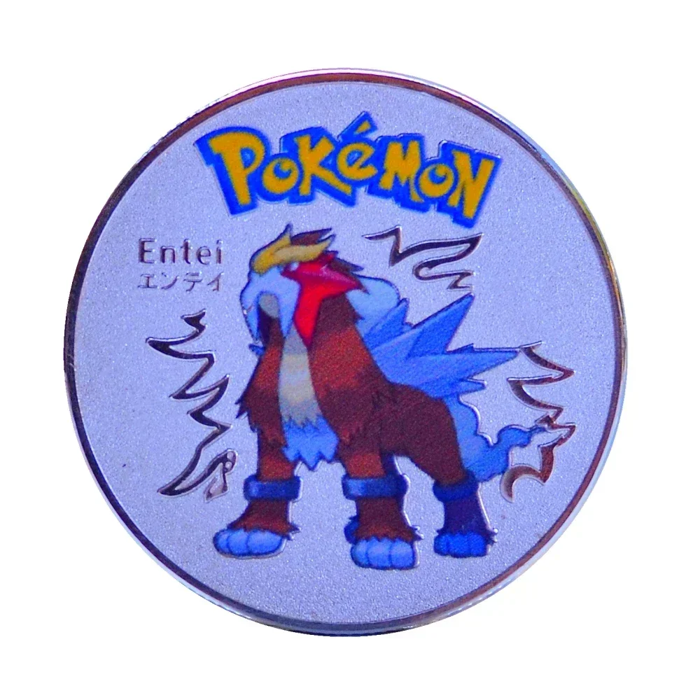 Coine Metal Pokémon Coins Anime Commemorative Silver Coin Mewtwo Vmax ...