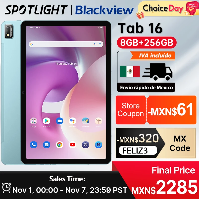 World-Premiere-Blackview-Tab-16-Tablet-Android-8GB-256GB-7680-mAh ...