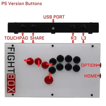 FightBox FIGHTING BOARD-UP5 All Buttons Hitbox Style Arcade Joystick ...