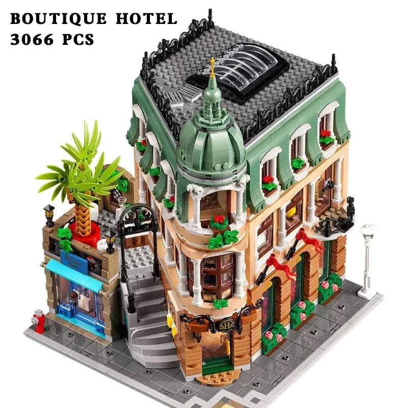 3066PCS-Boutique-Hotel-City-StreetView-Modular-Building-Blocks-Bricks ...