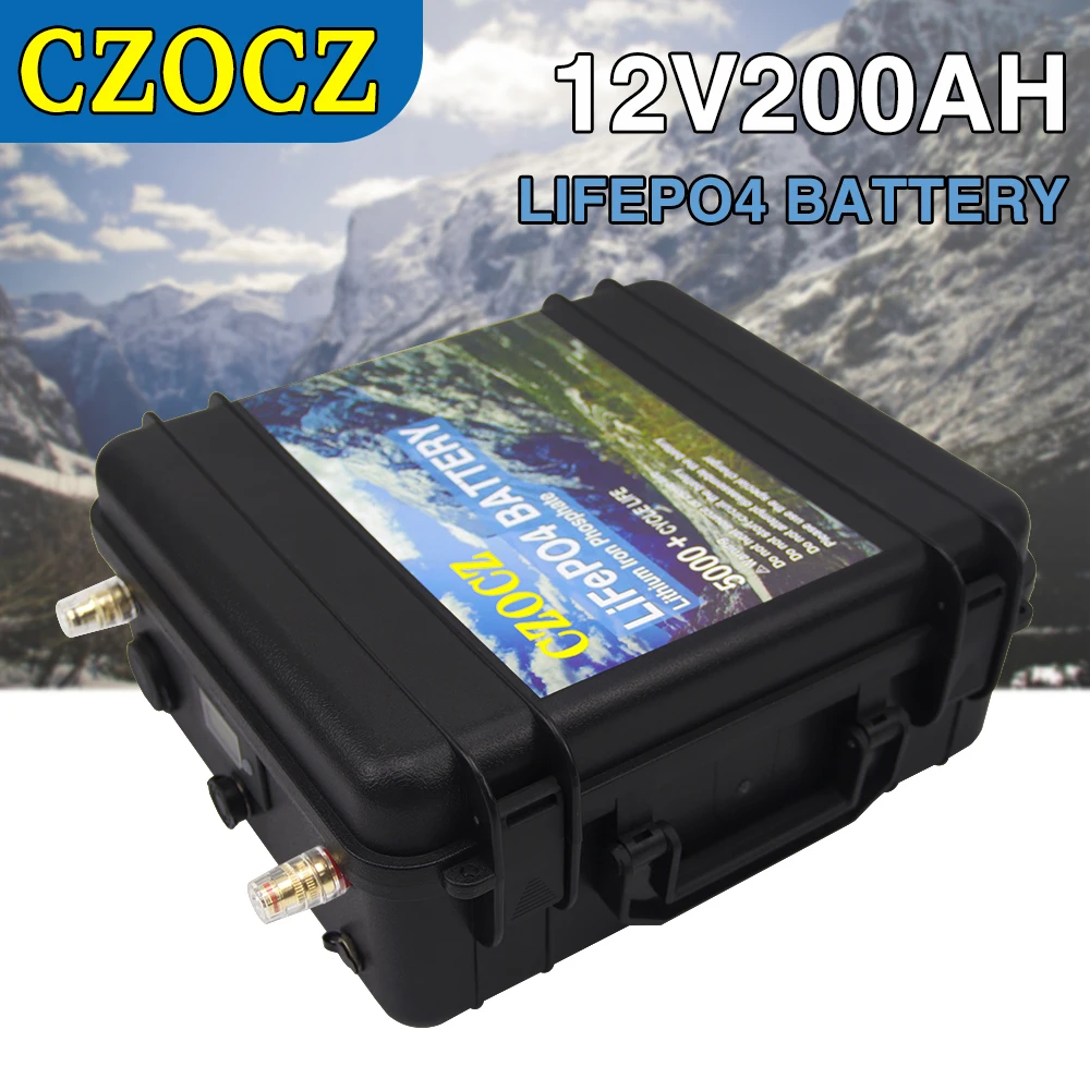 12V-100Ah-LiFePO4-Lithium-Iron-Phosphate-Battery-Built-in-BMS-5000 ...