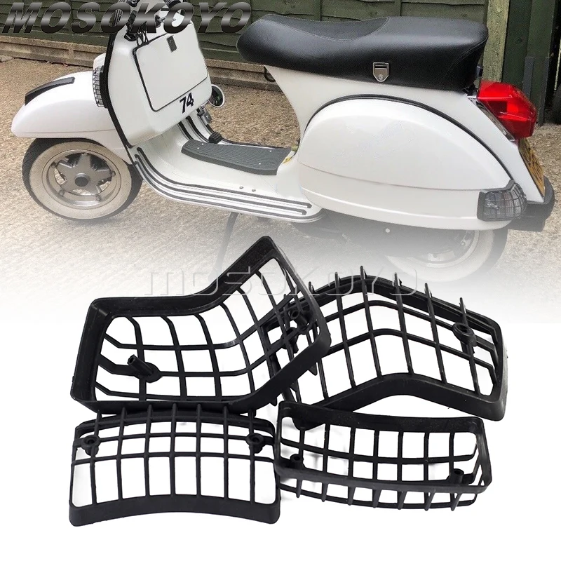 Motorcycle Scooter Front Rear Turn Signal Light Grille Cover Protector ...