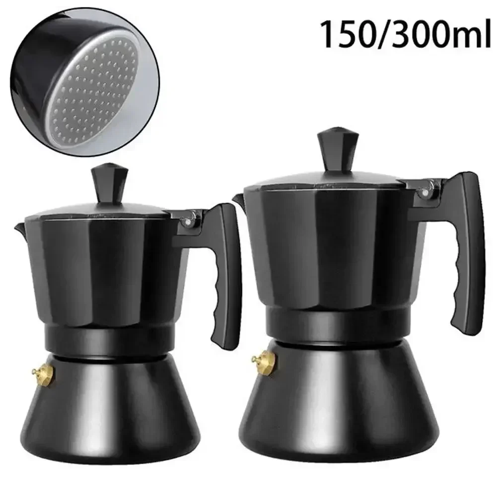 150/300ML Aluminum Moka Italian Mocha Pot Espresso Coffee Maker ...
