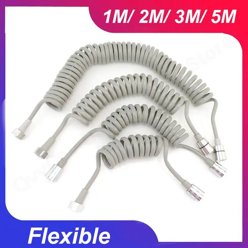 Flexible-Spring-Shower-head-Hose-tube-plastic-Water-Toilet-Bidet ...