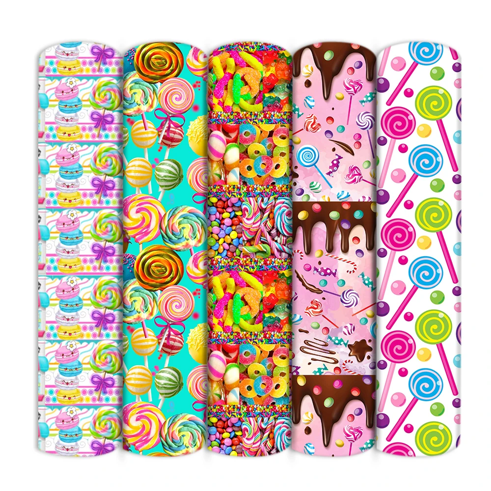 Candy Printed Cotton Fabric | Cotton Fabrics Lollipops | Polyester ...