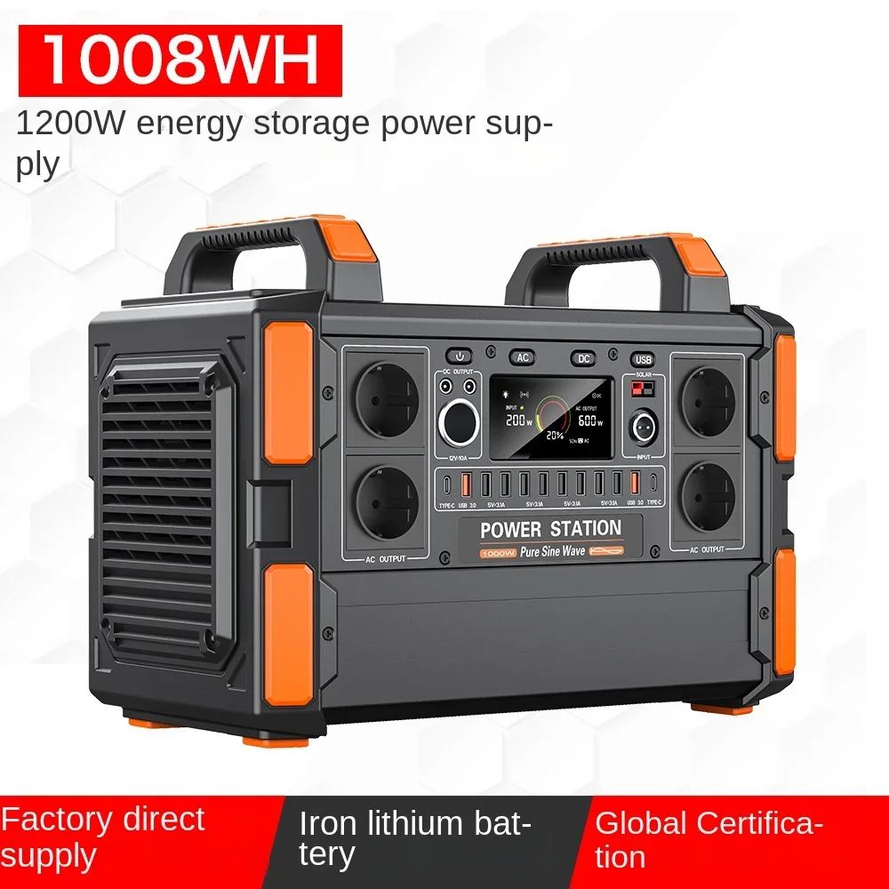 1200w-Portable-Power-Station-1008Wh-Lifepo4-Battery-220-v-Emergency ...