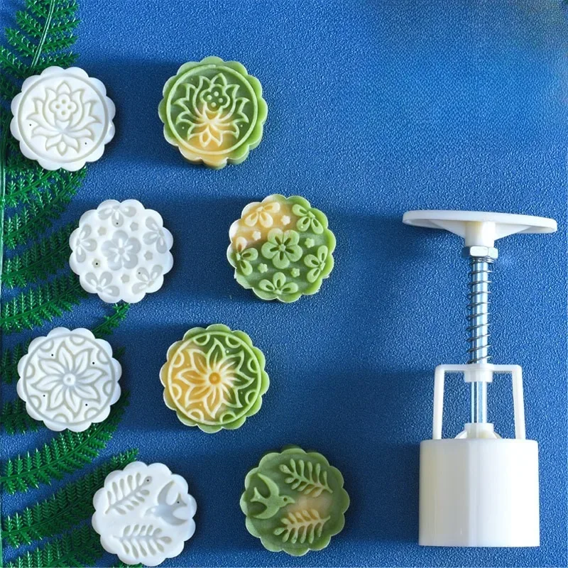 Mooncake Press Molds Mooncake Mold DIY Decoration Mid-Autumn Festival ...