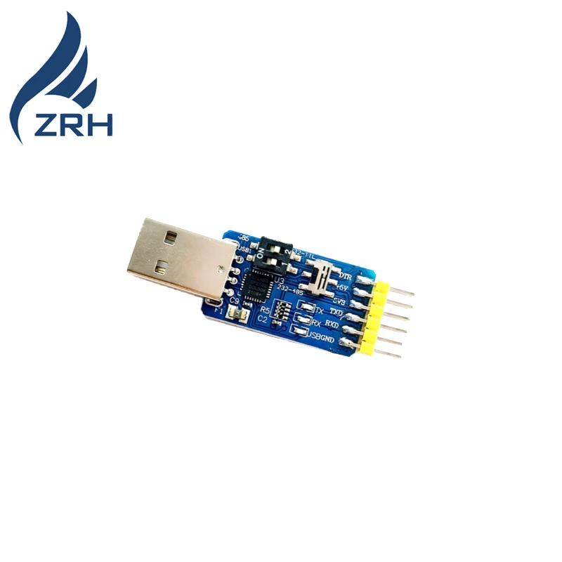 6-in-1-Multifunctional-Serial-Port-Module-CP2102-Usb-To-TTL-485-232 ...