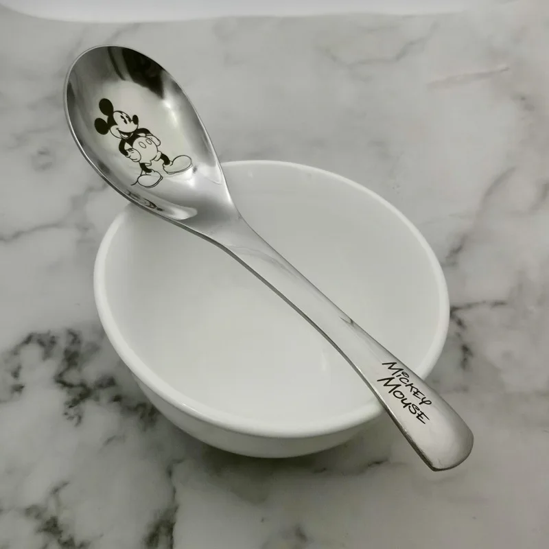Tiny Mickey Mouse Silver Spoon
