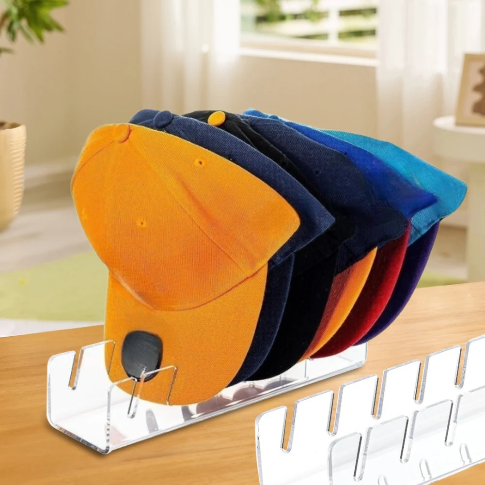 Baseball-Cap-Display-Rack-Durable-Clear-Acrylic-Hat-Holder-for-Home ...