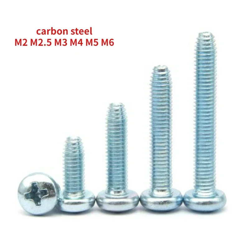 50-100-200pcs-M2-M2-5-M3-M4-M5-M6-GB6560-Hardened-Round-Head-Triangle ...