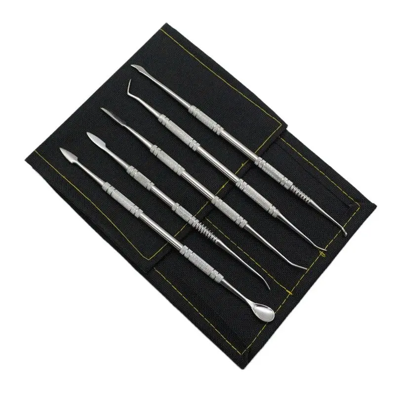 5Pcs-Set-With-Bag-Stainless-Steel-Clay-Sculpting-Tools-Making-Tool-Clay ...