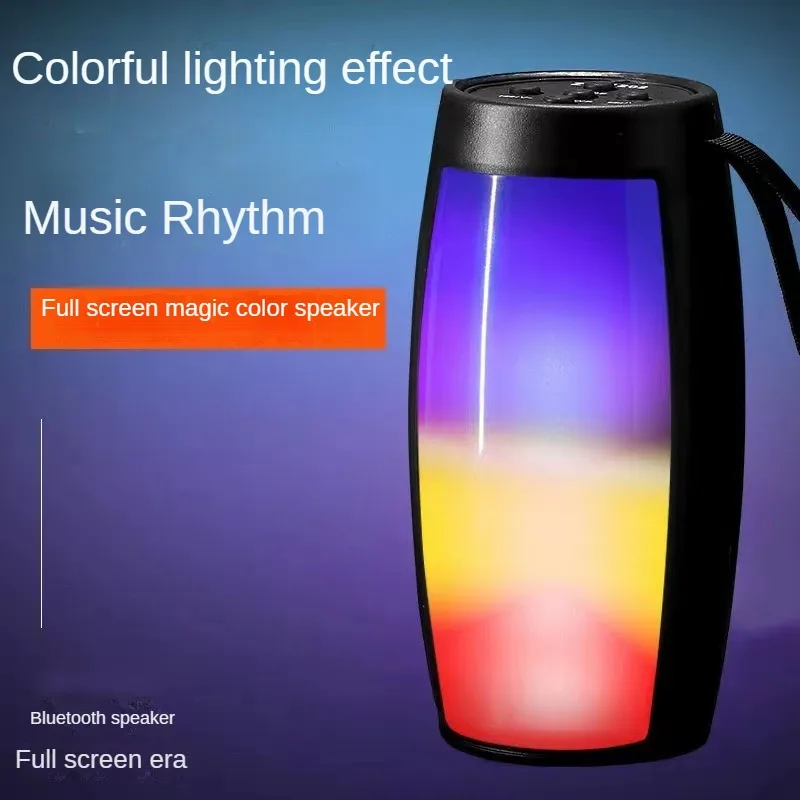 New-RGB-Colorful-Luminous-Bluetooth-Small-Speaker-Portable-Plug-in-Card ...