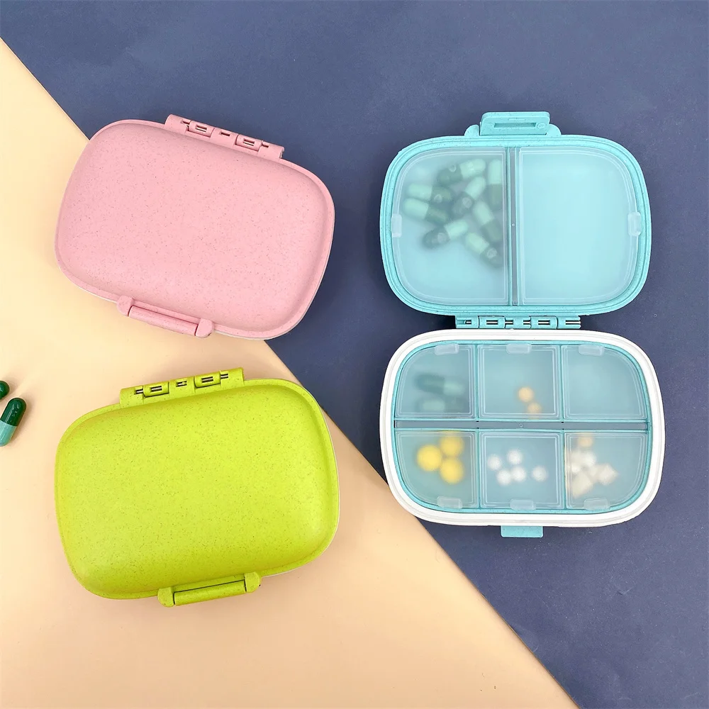 8-grids-organizer-container-for-tablets-travel-pill-box-with-Seal-ring ...