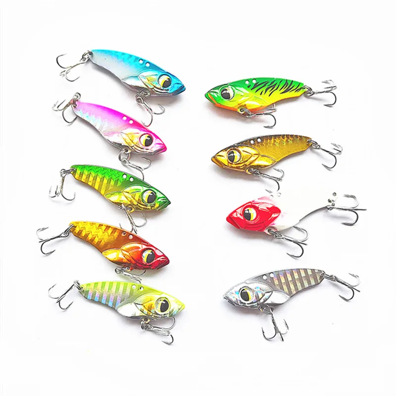 1pcs 5g 7g 10g 14g Metal VIB Fishing Lure Vibration Spoon Baits Crankbait Wobbler Hard Baits ...