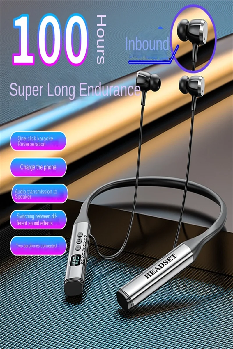 2022 Long Endurance Multifunctional K-song Ear Backband Emergency ...