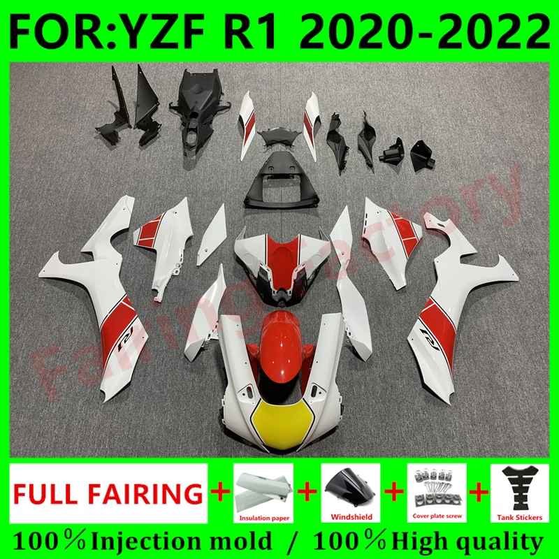 New Abs Motorcycle Injection Full Fairing Kit Fit For Yzf R1 2020 2021 ...
