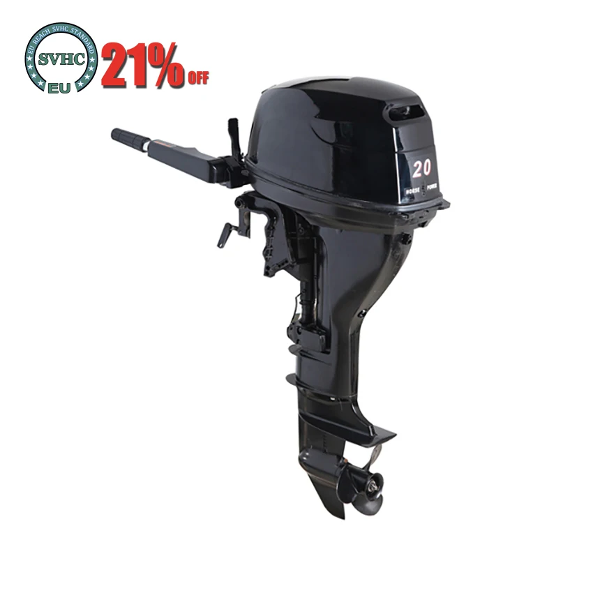 20-Horsepower-Boat-Outboard-Engine-Water-cooling-System-Gasoline-Fuel ...
