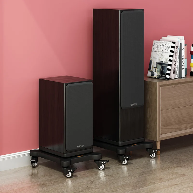 1PCS-Double-Layer-Bookshelf-Subwoofer-Floor-Speaker-Desktop-Audio-Shock ...