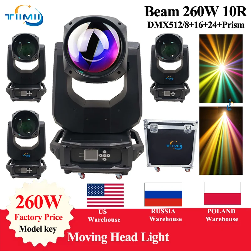 1-5Case-2-10PCS-Lyre-Beam-10R-260W-Moving-Head-Beam-Light-Sharpy-Beam ...