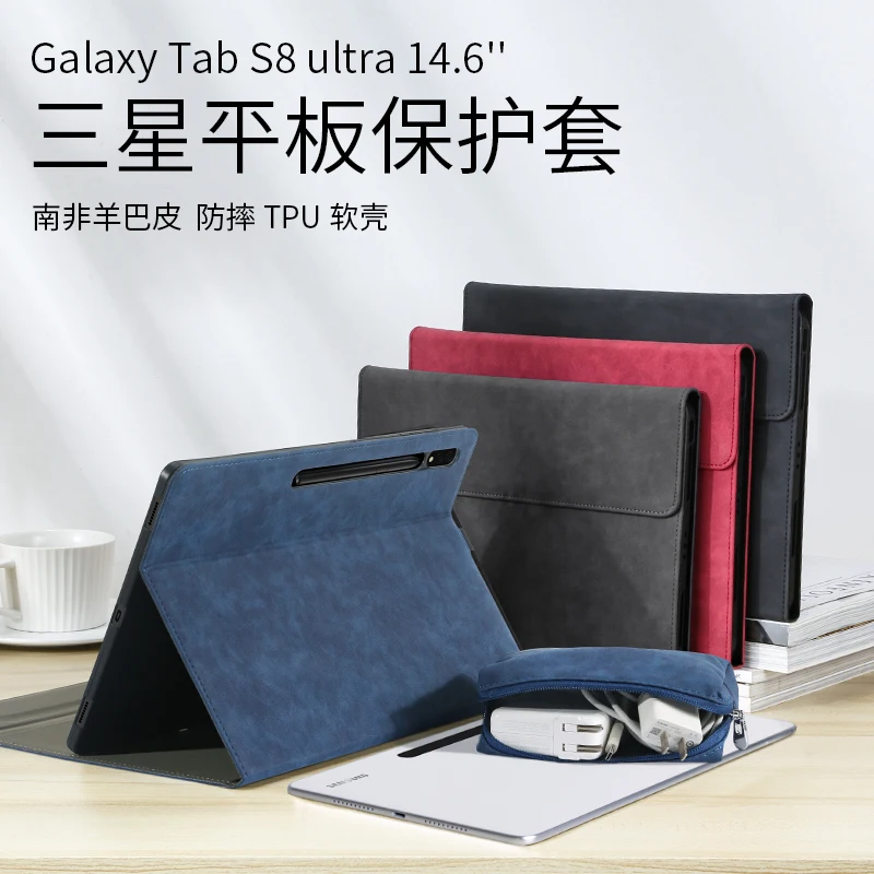 Luxury-Microfiber-PU-Leather-Tablet-Stand-Case-For-Samsung-Galaxy-Tab ...