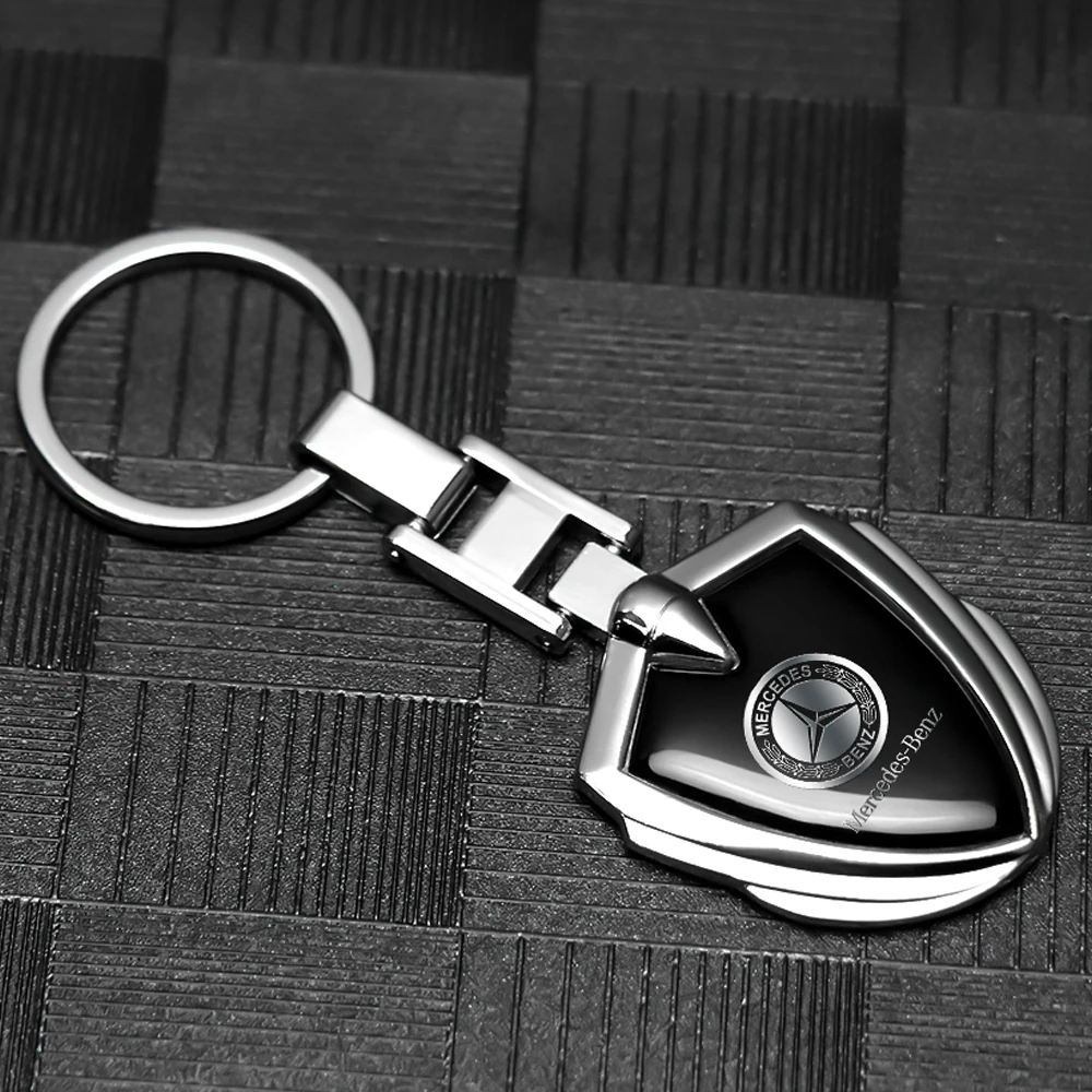 Car-Accessories-Metal-Badge-Keychain-Key-Rings-Key-Chain-for-Mercedes ...