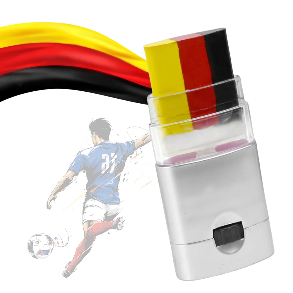 Fan-Facial-Painting-Germany-Fans-Flag-Black-Red-Yellow-Face-Paint ...