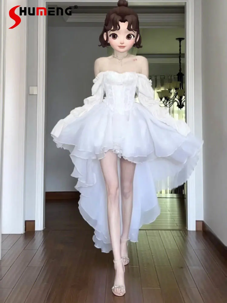 Hermoso-vestido-blanco-sin-mangas-para-mujer-novedad-de-verano-2023 ...