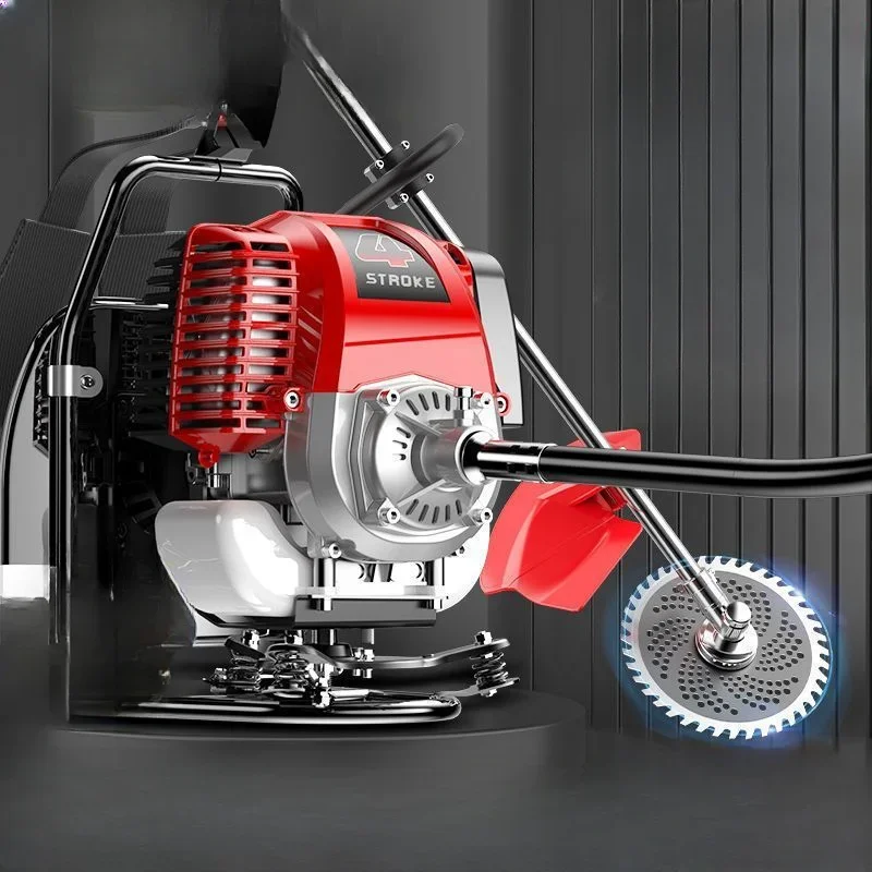 Lawn-mower-gasoline-engine-backpack-four-stroke-small-farmer-multi ...