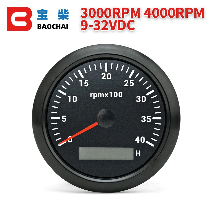 85MM-Diesel-Engine-Tachometer-Sensor-RPM-Gauge-REV-Counter-300ORPM ...