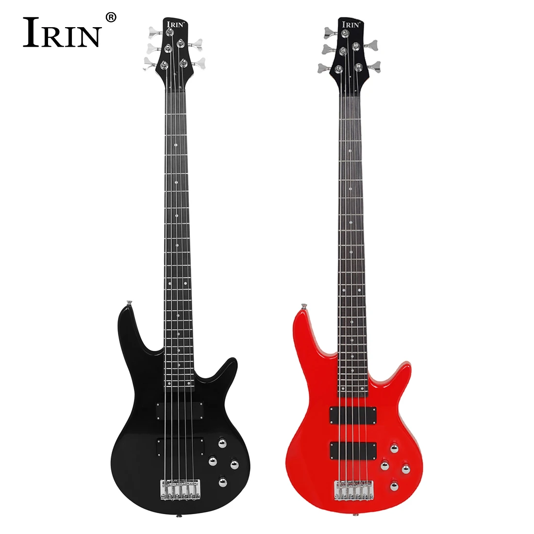 IRIN-5-Strings-Electric-Bass-24-Frets-Maple-Body-Neck-Bass-Guitar ...