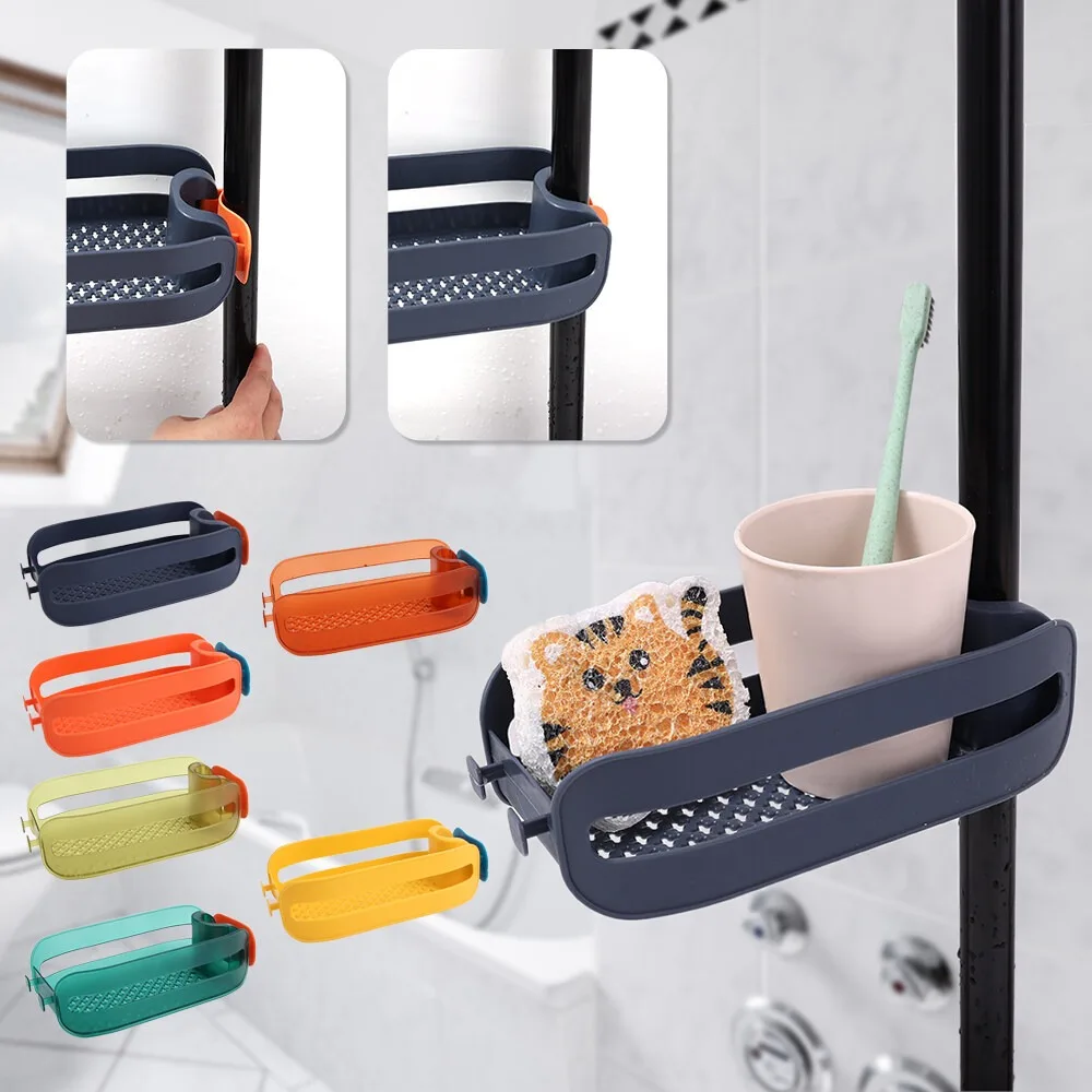 Drain Rack Sink Plastic Hanging Basket Racks Shelf Spout Holder Sponge ...