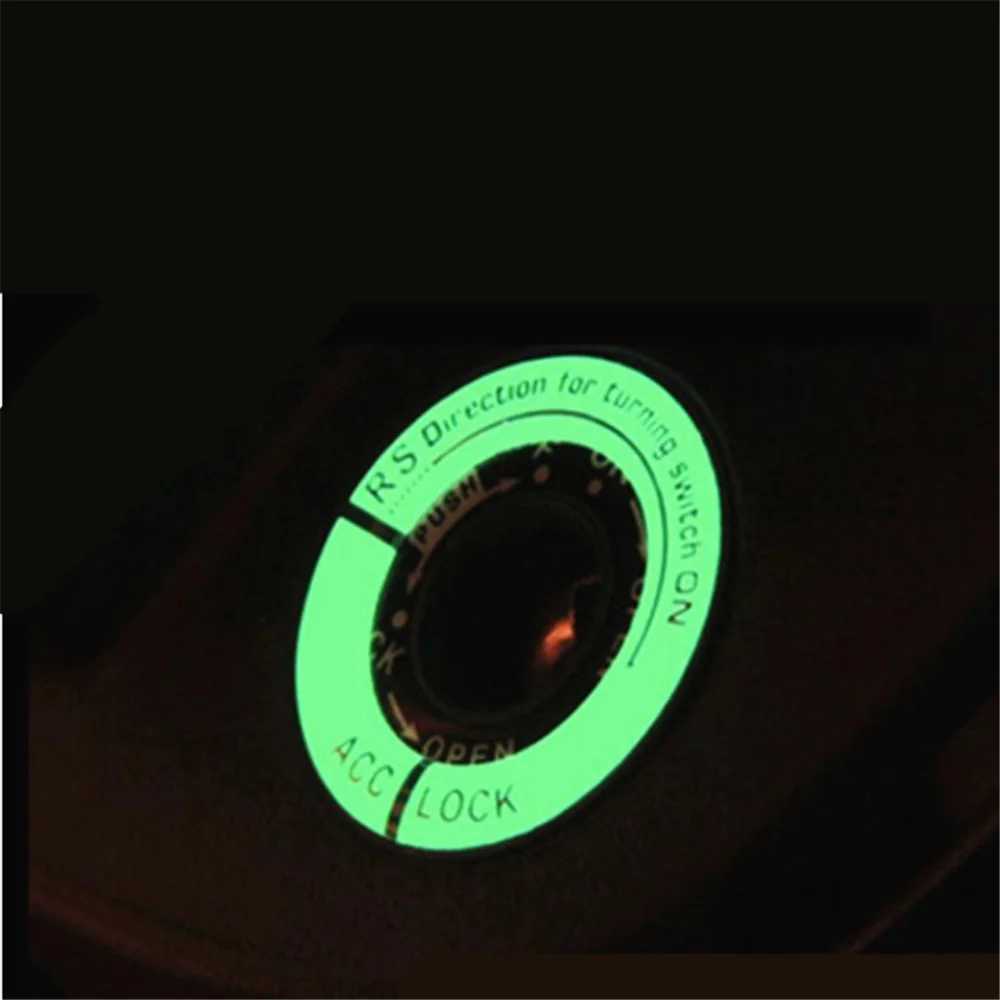 Luminous-Car-Key-Ring-Sticker-Switch-Cover-for-UAZ-31512-3153-3159-3162 ...