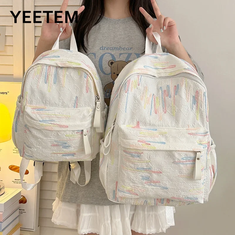 Japanese-Canvas-Backpack-Mini-Zipper-Schoolbags-Ins-Travel-Backpack-2 ...