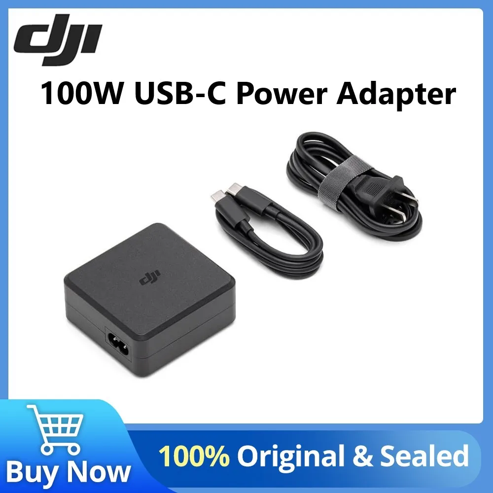 DJI-100W-USB-C-Power-Adapter-Fast-charge-the-Intelligent-Flight-Battery ...