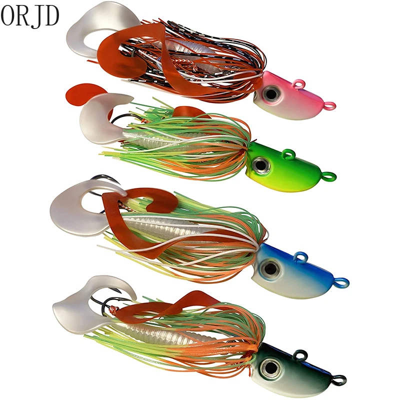 ORJD-Inchiku-deniz-olta-i-nesi-Metal-Jig-kafa-Bucktail-Jigs-yumu-ak ...