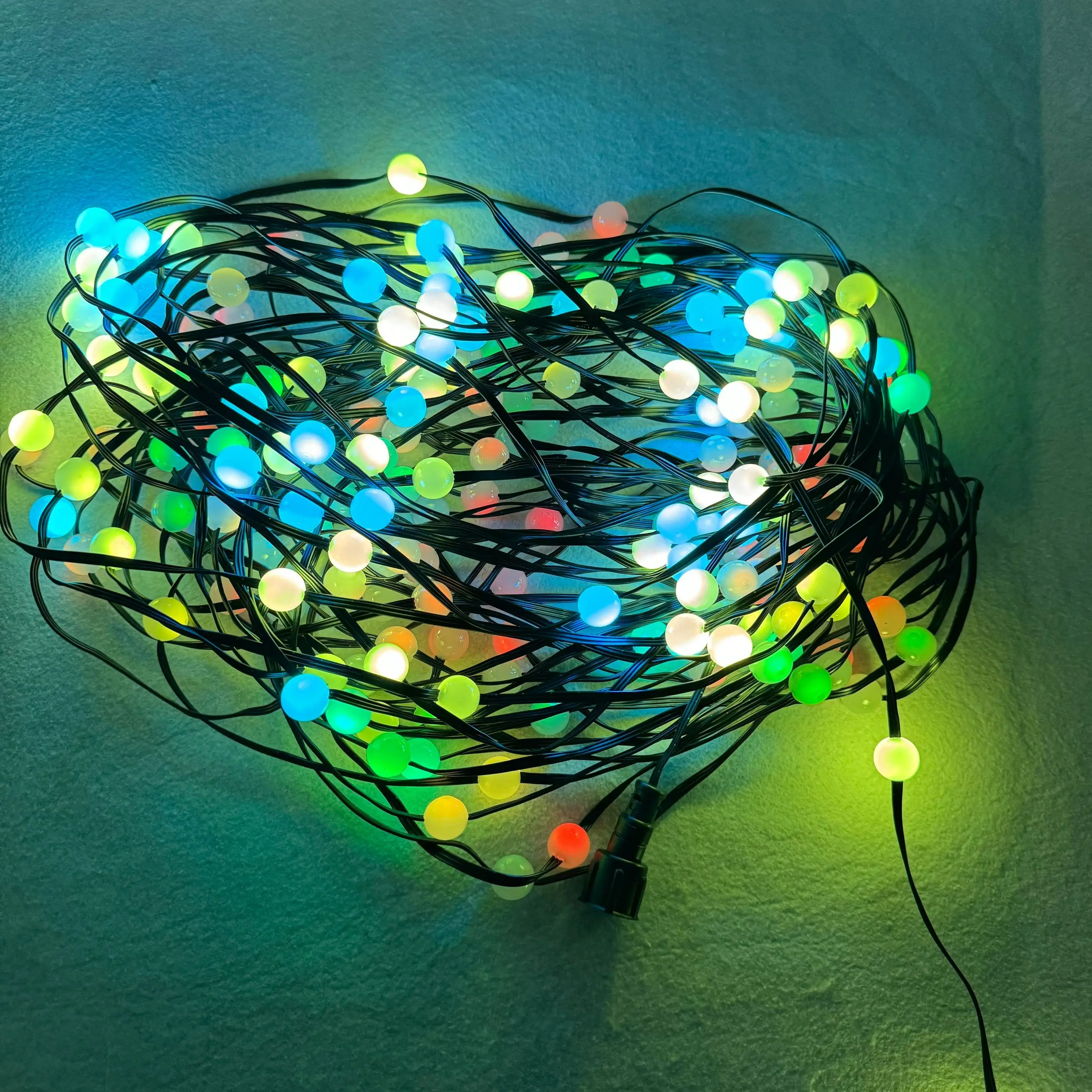 DC5V 15mm Diameter 15cm Pitch 50ct/100ct/200ct Long Seed LED Pixel ...