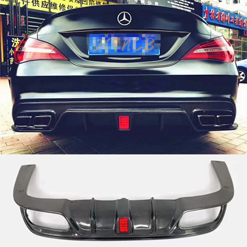 Carbon-Fiber-Car-Rear-Bumper-Diffuser-for-Mercedes-Benz-CLA-Class ...