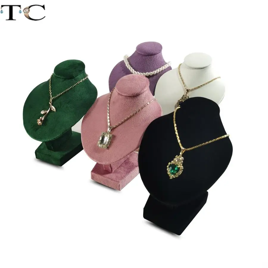 Mini-Velvet-Jewelry-Display-Stand-Vertical-Window-Display-Stand-Colar ...