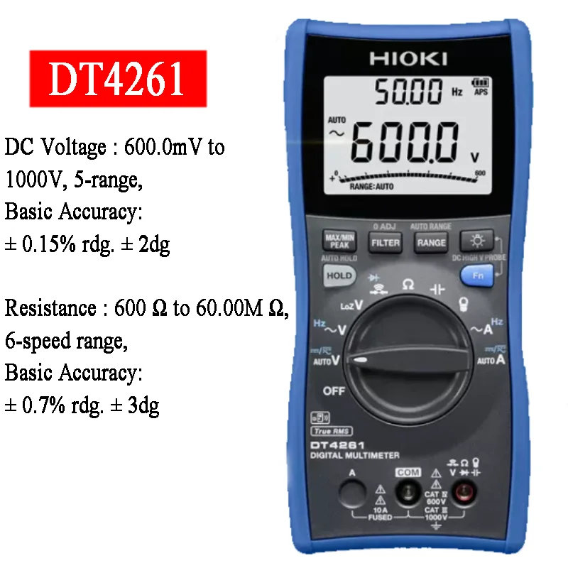 HIOKI-DT4261-Digital-Multimeter-Multimeter-High-Precision-Measures ...
