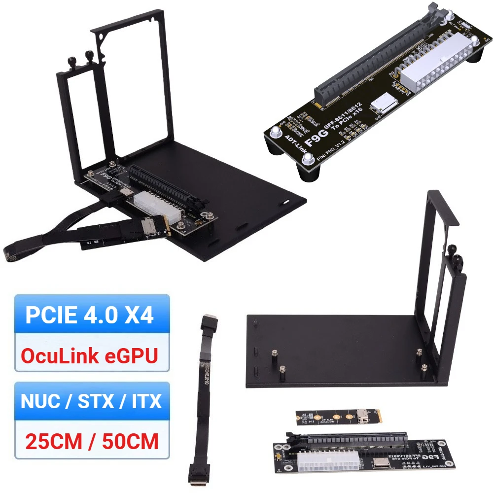 F9G-BK7 EGPU Oculink GPU Dock Pcie 4.0 X4 Notebook Laptop External ...