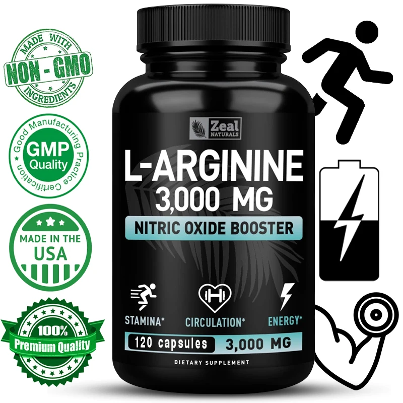 L-Arginine Boost Male Enhancement Capsule Supplement Build Stamina ...