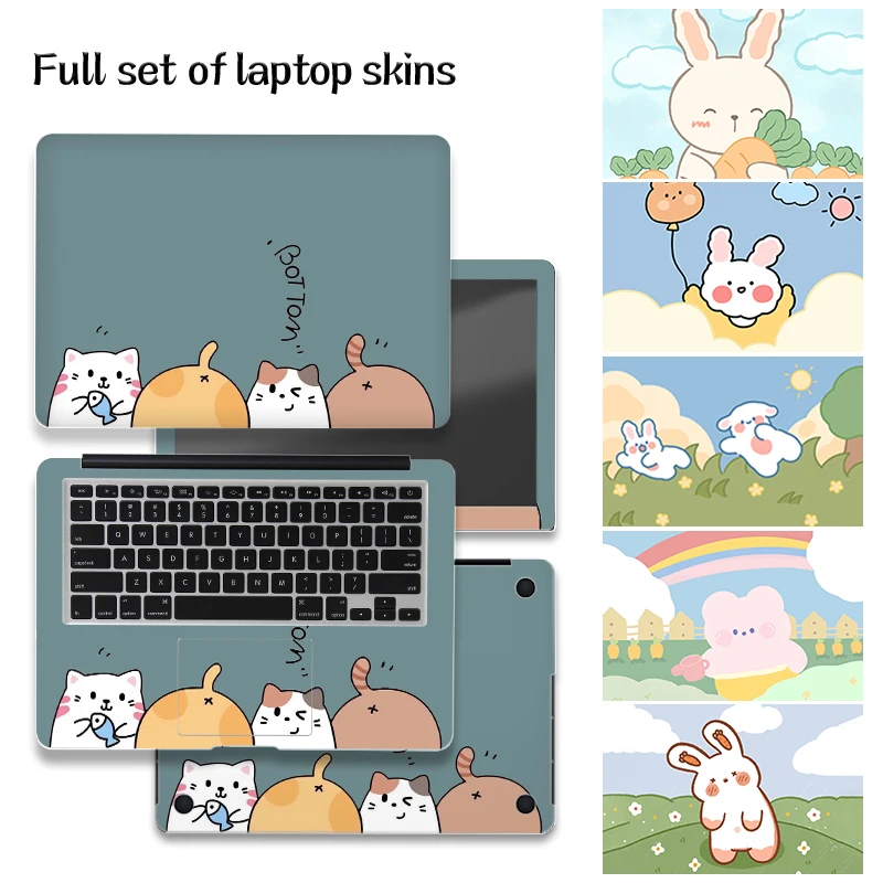 DIY-Universal-Laptop-Cover-Skins-Stickers-Cartoon-Rabbit-Skin-13-14-15 ...