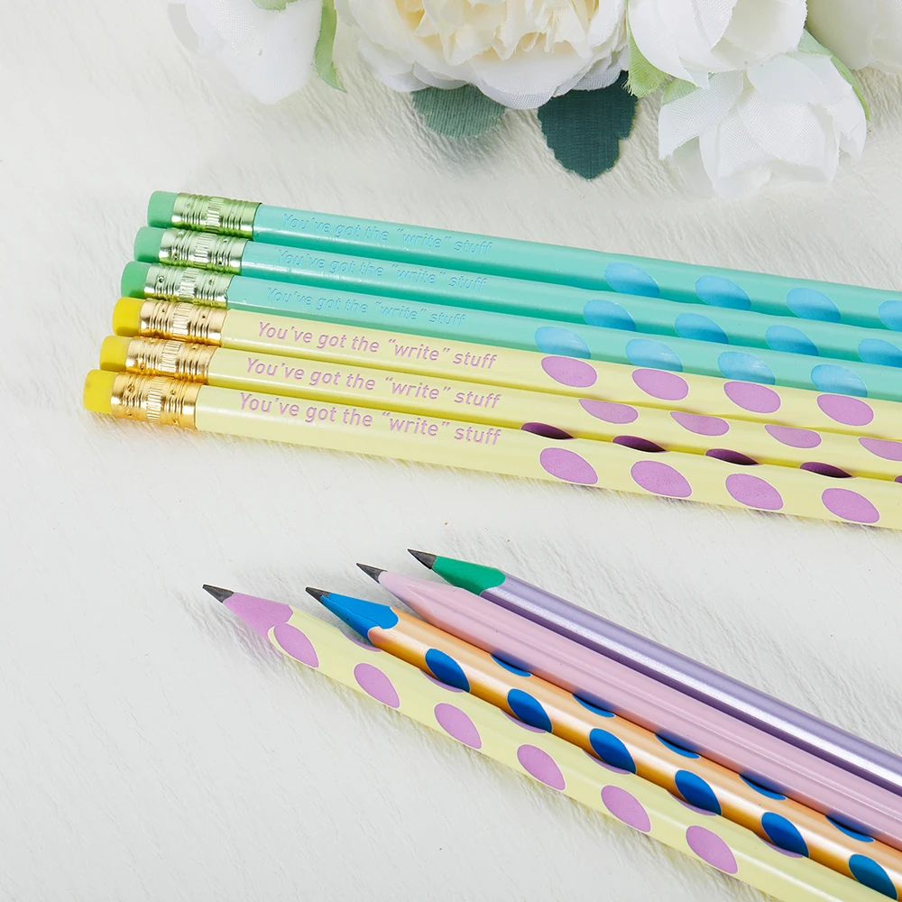 Cute-Triangle-HB-Standard-Wooden-Pencil-Student-Stationery-Writing ...